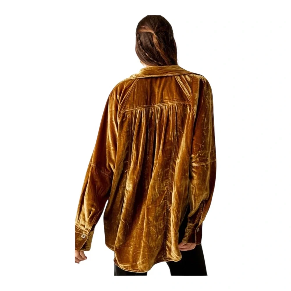 We The Free | Tops | We The Free Velvet Buttonup Tunic Night Skies Xl ...